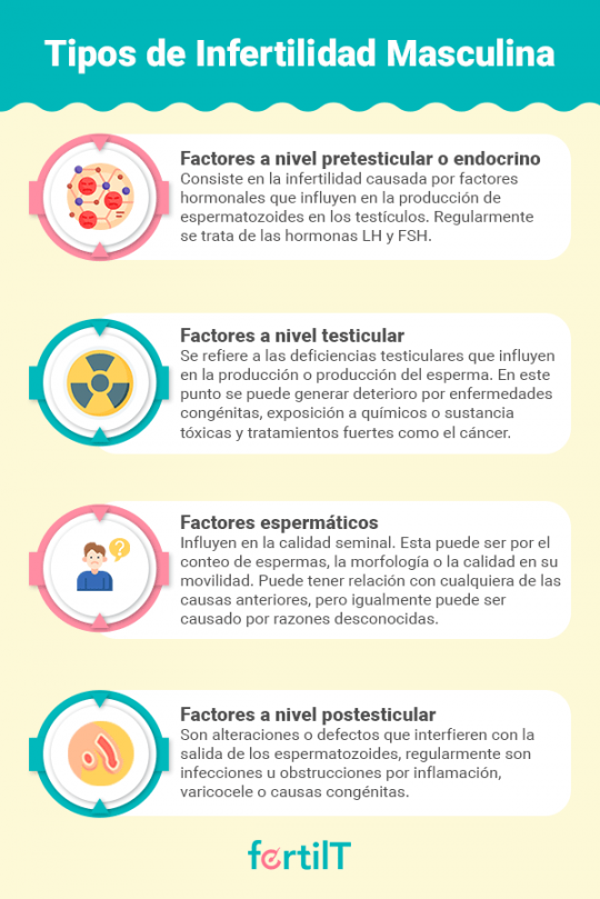 Infertilidad masculina: Qué es, causas y tipos